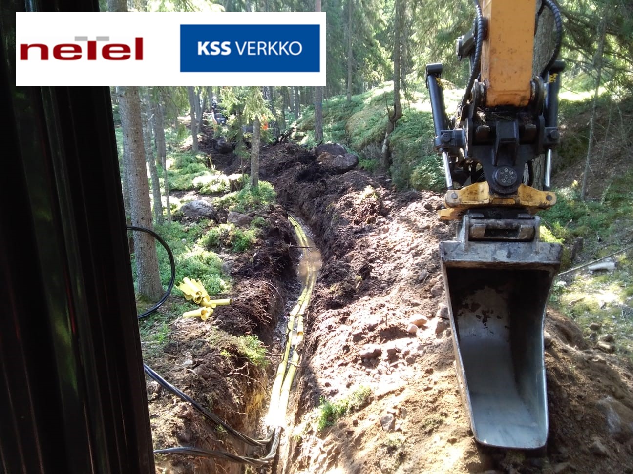 Netel ja KSS Verkko Oy sopimukseen sähköverkon rakentamisesta | Netel